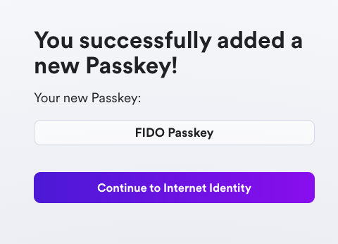 How do I add a FIDO device to my Internet Identity? – Internet Identity