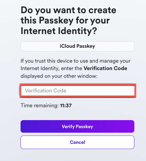 How do I add a passkey to my Internet Identity? – Internet Identity
