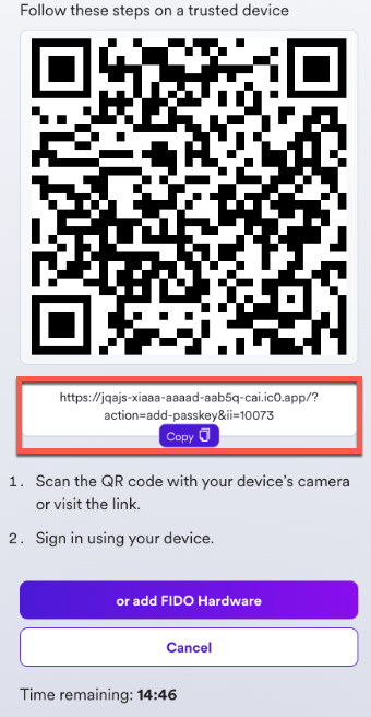 How do I add a passkey to my Internet Identity? – Internet Identity
