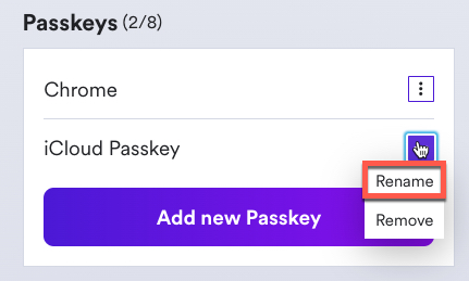 Why is my iPhone automatically named “iCloud Passkey” when adding it to my Internet Identity ...