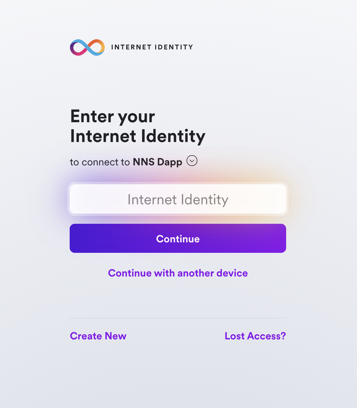 How do I use Internet Identity to connect from a new device? – Internet Identity