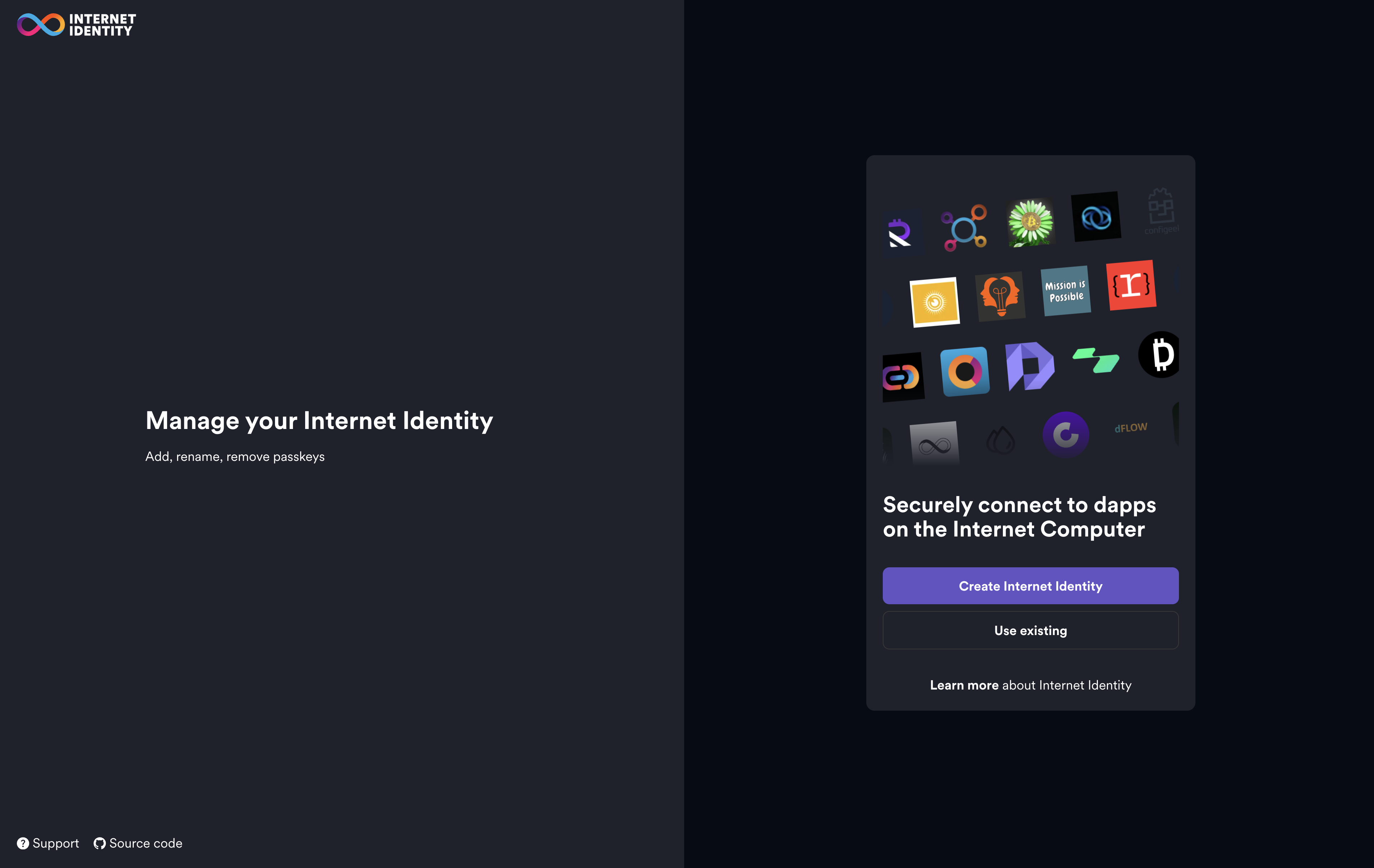 How do I use Internet Identity to connect to dapps? – Internet Identity