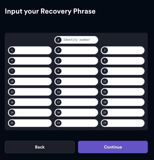 Why do I get an “incorrect” error message when entering my recovery ...