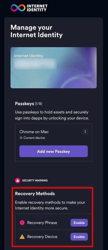 How do I create an Internet Identity on my mobile device? – Internet Identity