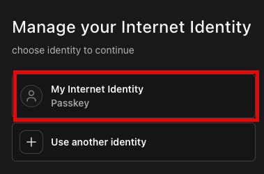 How do I add a Passkey to my Internet Identity 2.0 on a new device? – Internet Identity